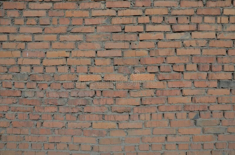 A brick wall texture stock photo. Image of ballast, orange - 128930094
