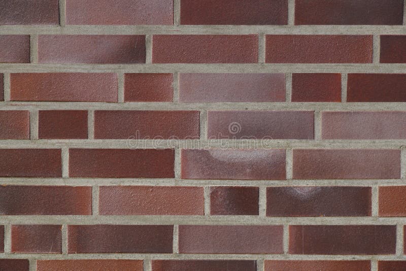 Brick Wall Texture Rusty Red Stock Image - Image of clinker, background ...