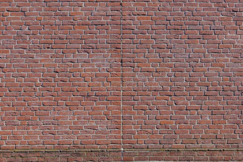 Brick Wall Texture with Vertical Gap Stock Photo - Image of brickwork ...