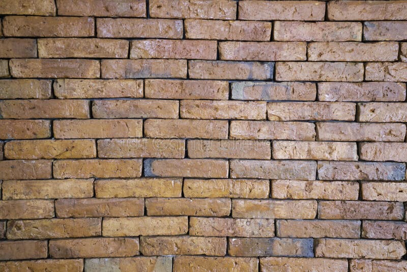 Brick Wall Textured Interior Design Stock Image - Image of architecture ...
