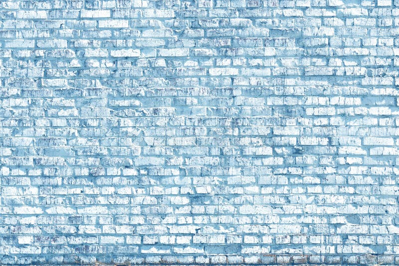 Brick Wall with Unusual Blue Bricks Stock Image - Image of aged, grunge ...