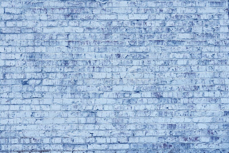 Brick Wall with Unusual Blue Bricks Made of Whole Blue Bricks Stock ...