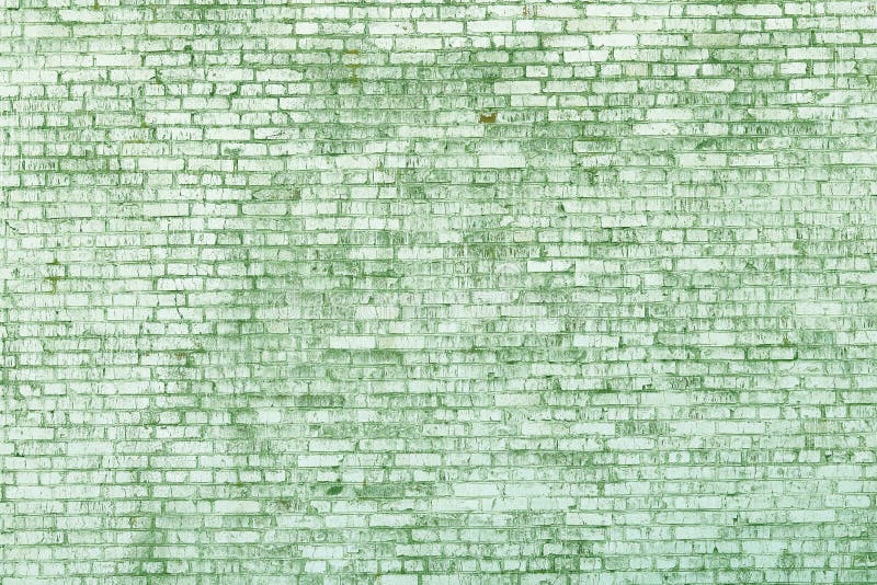Brick Wall with Unusual Green Bricks Stock Photo - Image of abstract ...