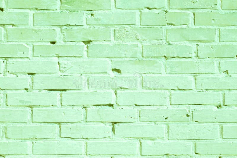 Brick Wall with Unusual Green Bricks Stock Image - Image of blocks ...