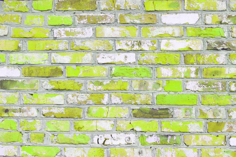 Brick Wall with Unusual Yellow Bricks Stock Photo - Image of brickwork ...