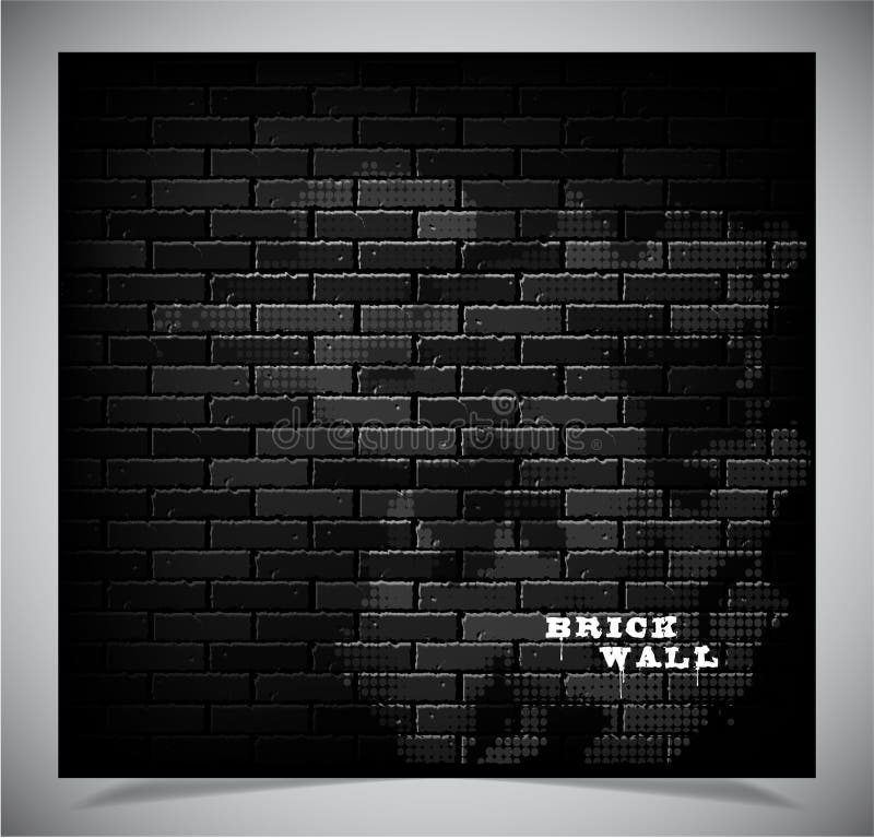 Brick wall, vector stock vector. Illustration of clay - 24576332