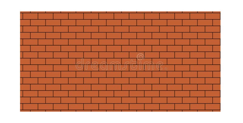 Brick Wall Vector, Seamless Pattern. Texture Interior Background Stock ...
