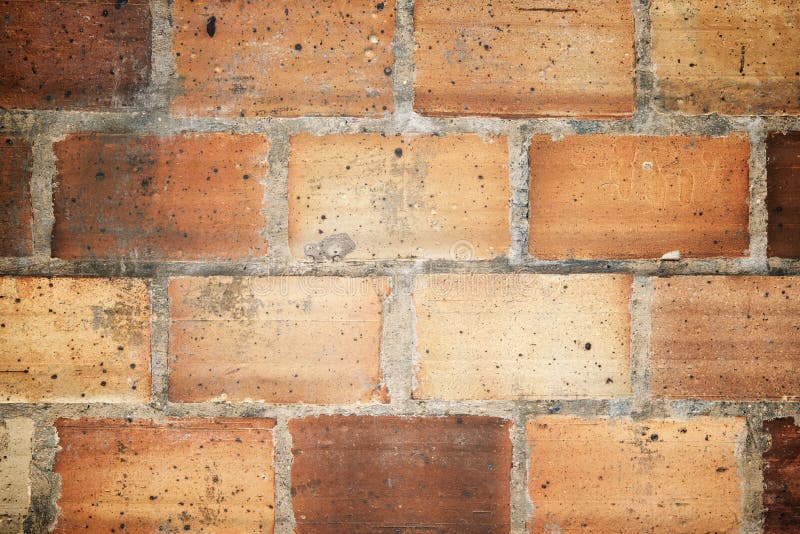 Brick wall view stock photo. Image of effect, floor - 190967988