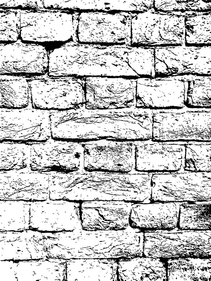 Brick Wall Vintage Vector Texture Overlay Stock Vector - Illustration ...
