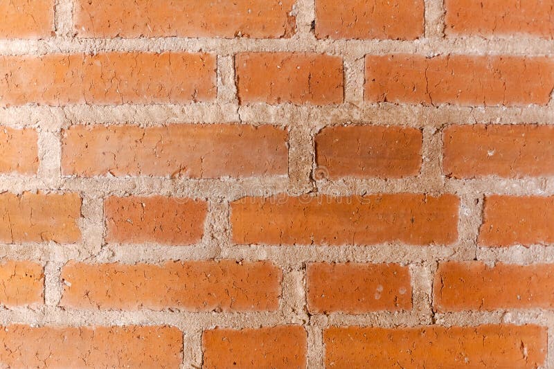 A Brick Wall with a White Border Stock Image - Image of construction ...