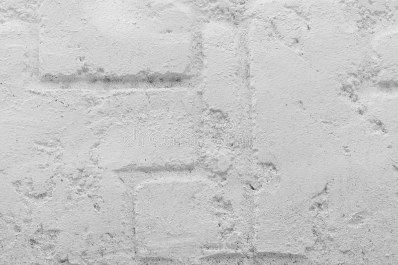 Brick Wall White Paint Texture Background Old Abstract Concrete Cement ...