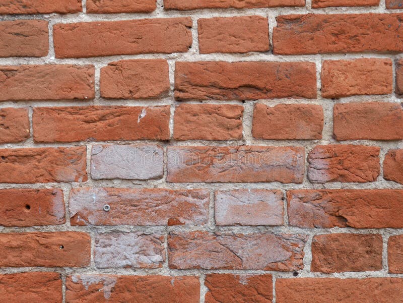 Brick Wall with White Spot Texture Stock Photo - Image of interior ...