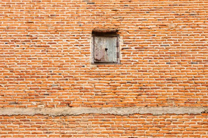 Brick wall and window stock image. Image of architecture - 11914723