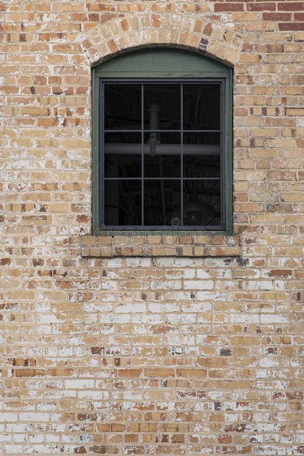 Brick Wall with Window Door Stock Photo - Image of urban, brick: 111995270