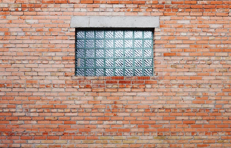 Brick wall with window stock image. Image of industrial - 156733849