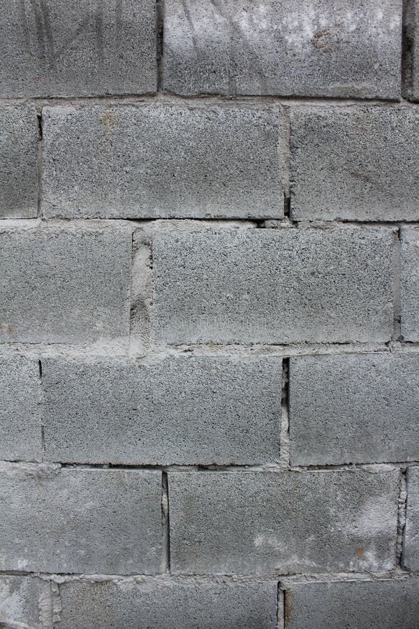 Old Grey Brick Wall Background. Stock Image - Image of white, grey ...
