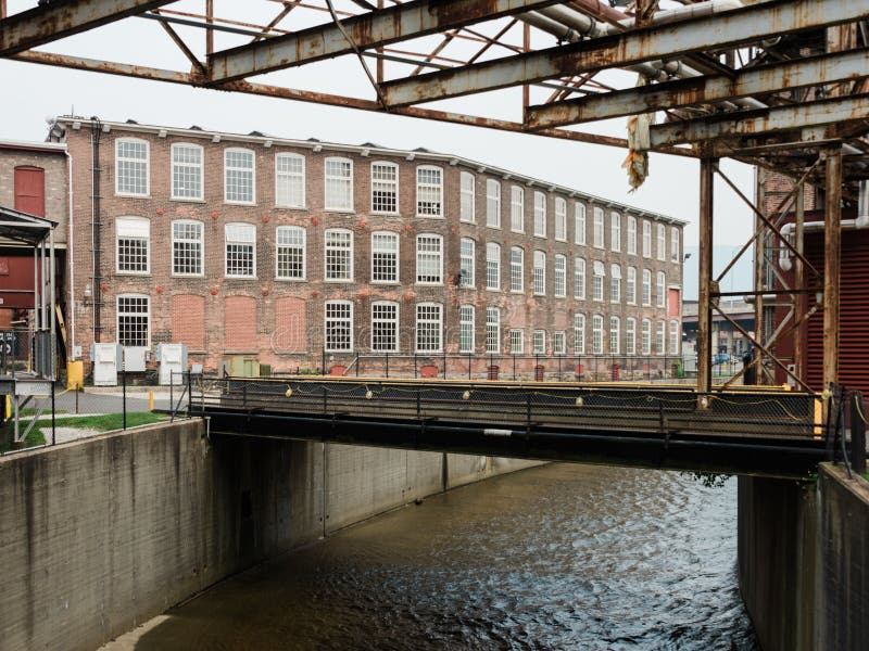 Brick Warehouse Buildings in North Adams, Massachusetts Stock Photo ...