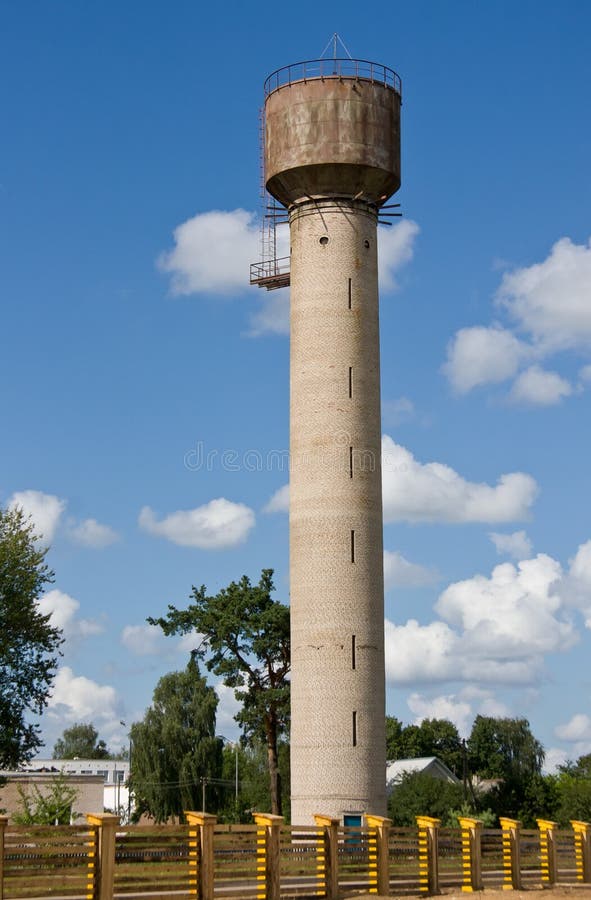 Brick water tower stock photo. Image of urban, storage - 28341648