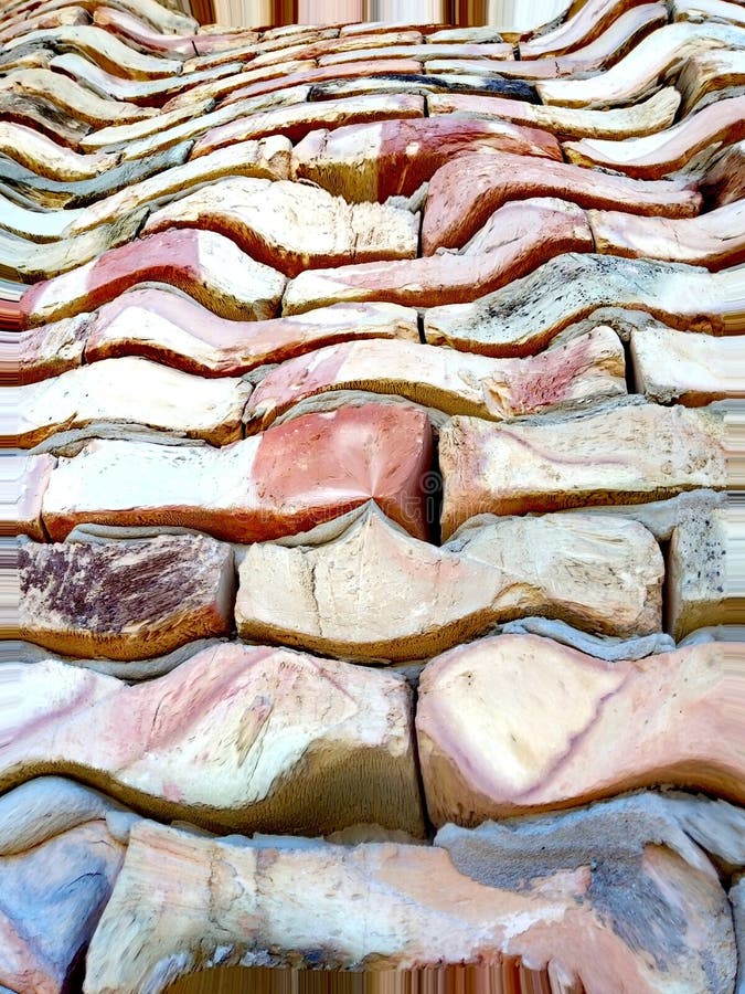 Brick wave distortion stock photo. Image of structure - 187520886