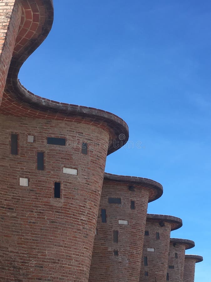 Brick wave stock image. Image of side, brick, eladio - 119746339