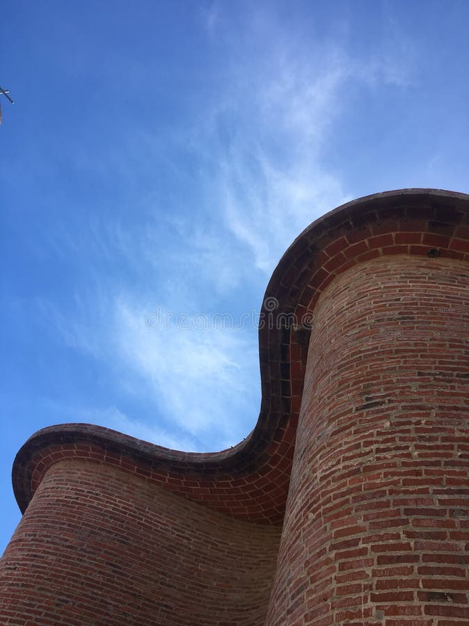 Brick wave stock photo. Image of eladio, wave, uruguay - 119746378