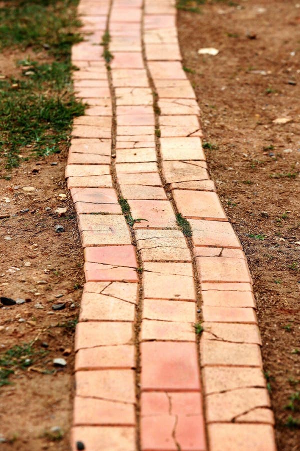 Brick way stock photo. Image of brick, earth, long, life - 42744716