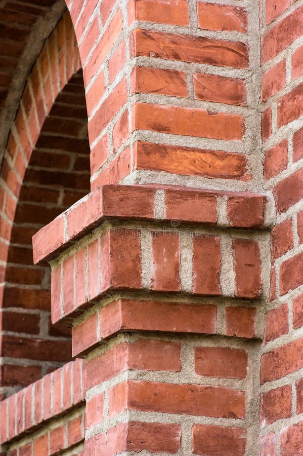 Brickwork stock image. Image of brick, vintage, beam - 104789839