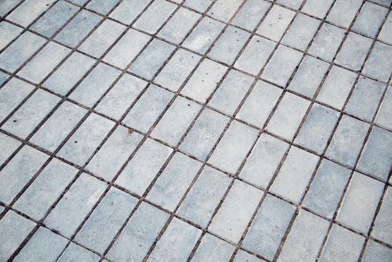 The Bricked Pattern Paving Flag Stock Photo - Image of city, autumn ...