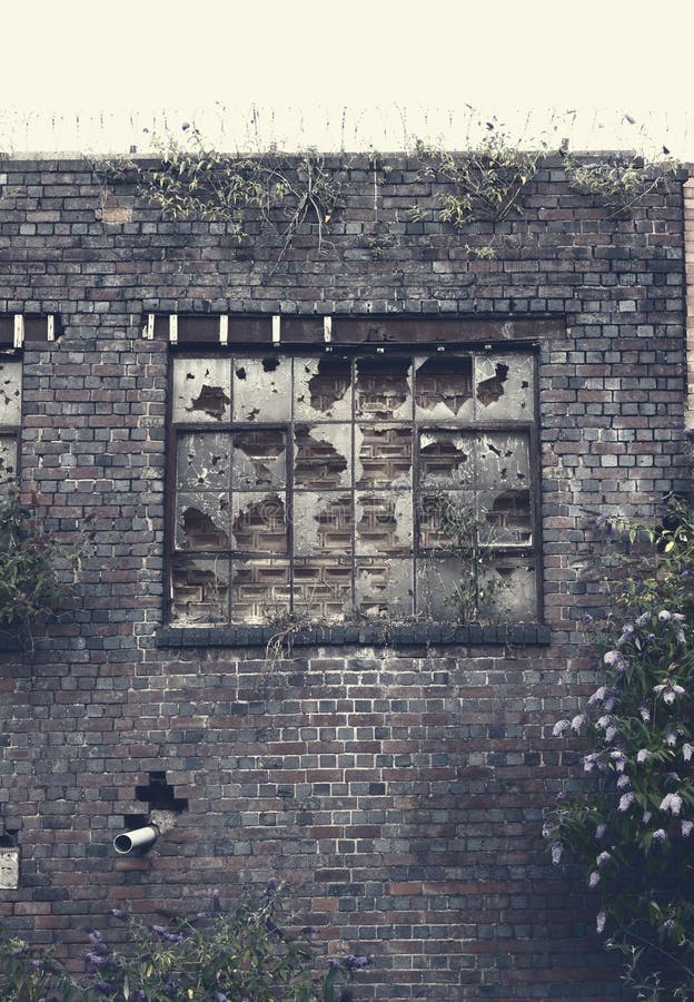 Bricked Up Factory Window stock photo. Image of construction - 44026478