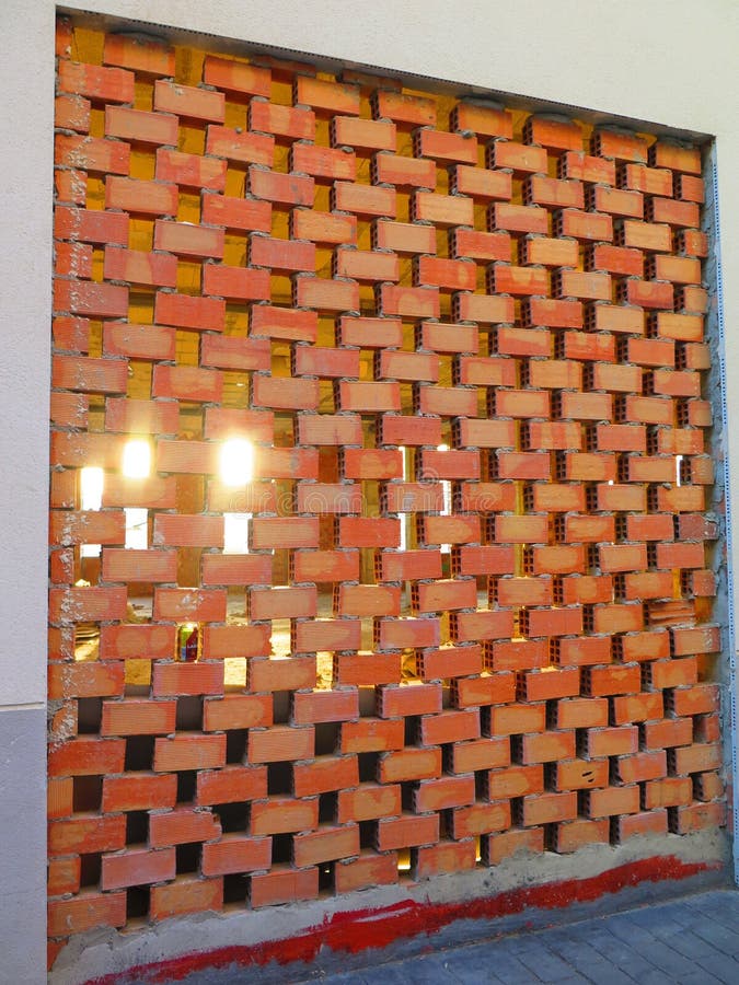 Bricked up new building stock photo. Image of constructed - 62675620