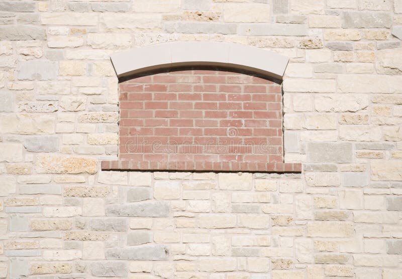 Bricked-Up Window stock image. Image of mortar, background - 18244137