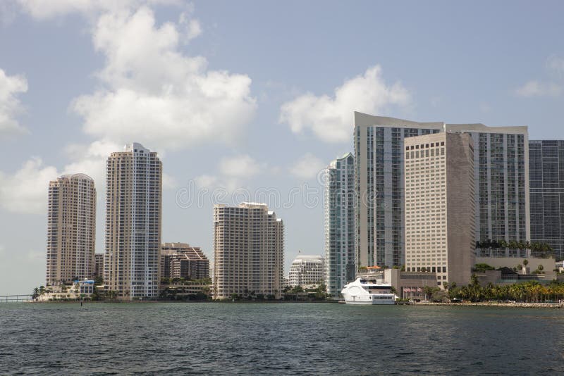 Brickell Key stock photo. Image of florida, island, travel - 60387082