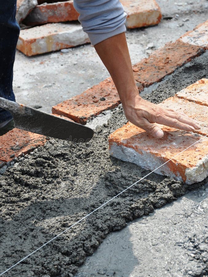 Bricklayer stock photo. Image of construct, infrastructure - 16421346