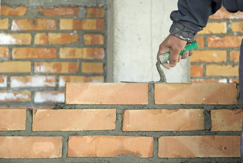 Bricklayer stock photo. Image of building, skill, mason - 2294518