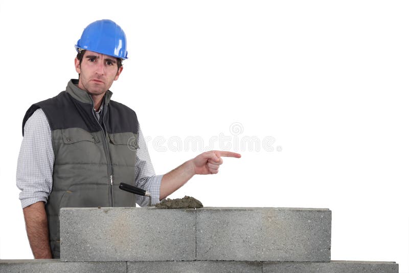 Bricklayer pointing stock image. Image of stone, texture - 29299321