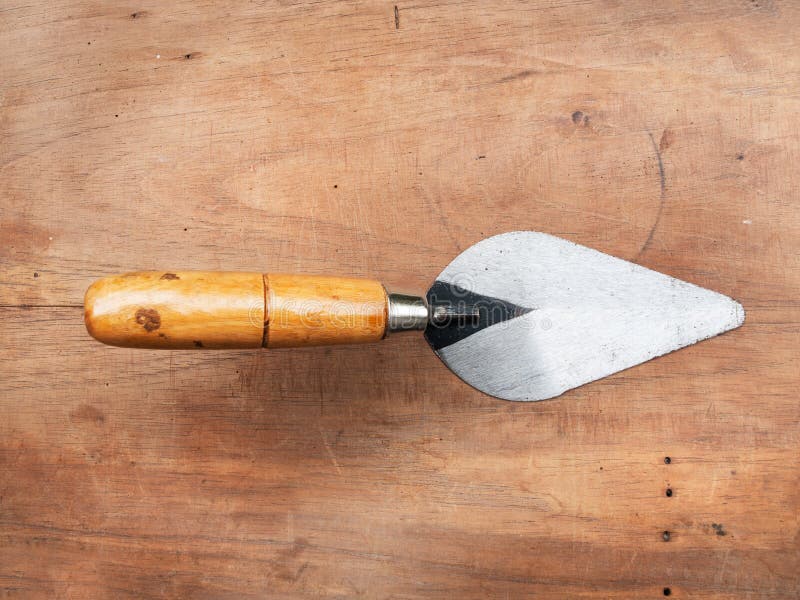 A bricklayer trowel stock photo. Image of construction - 135994998