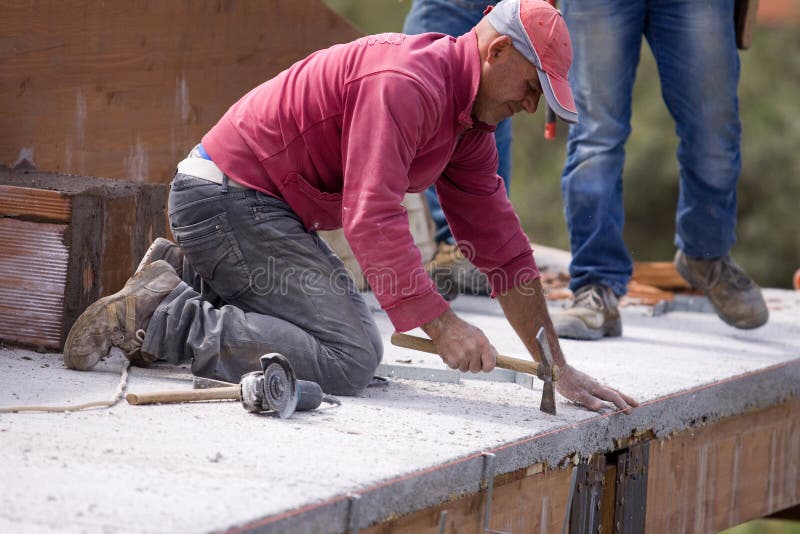 Bricklayer stock image. Image of improvement, mason, cement - 38963013