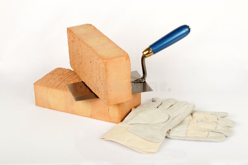 Bricklayers tools stock photo. Image of equipment, scraper - 14518800