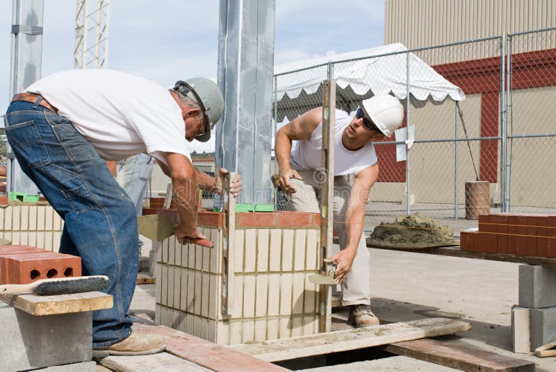 Bricklayer stock photo. Image of laboring, beam, laying - 11183140