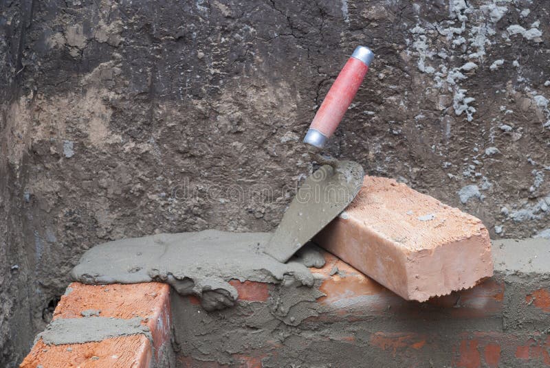 Bricklaying stock photo. Image of improvement, stacks - 54127018