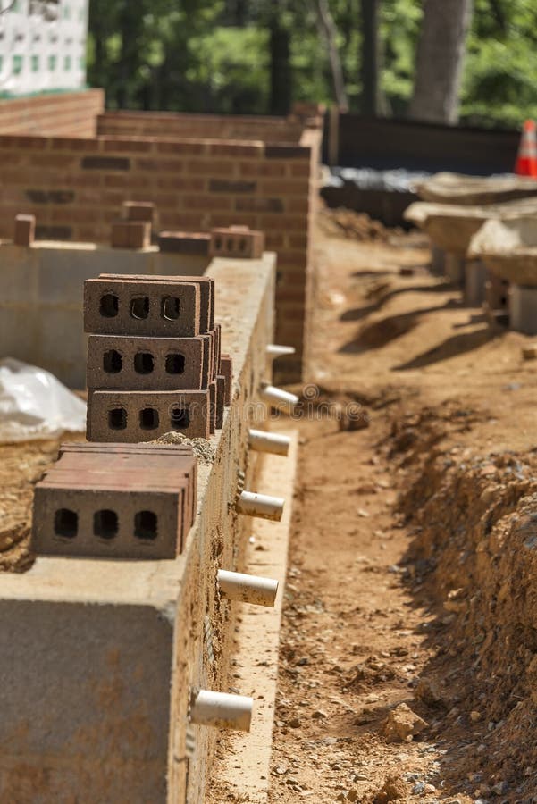 Bricklaying stock image. Image of construction, bricklaying - 40576887