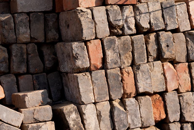 Bricks stock image. Image of stones, unfinished, uncompleted - 8420251