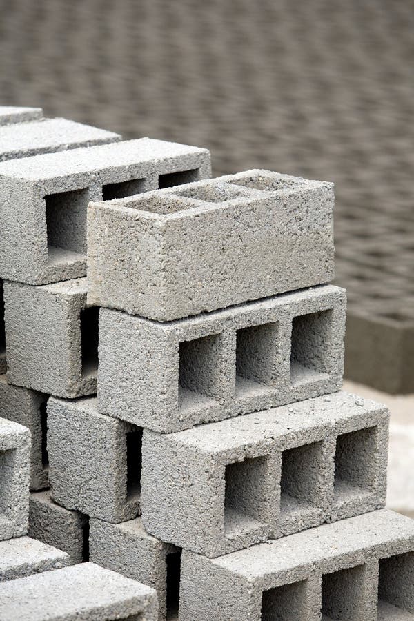 Cutting Cinder Block stock image. Image of cutting, skill - 10101991