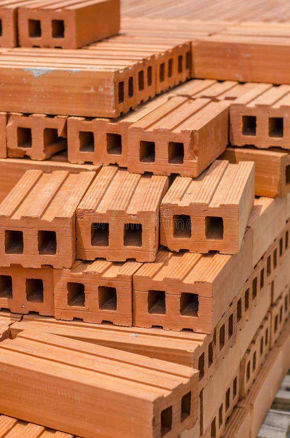 Bricks Aligned on the Floor Stock Image - Image of stone, bricks: 44607753