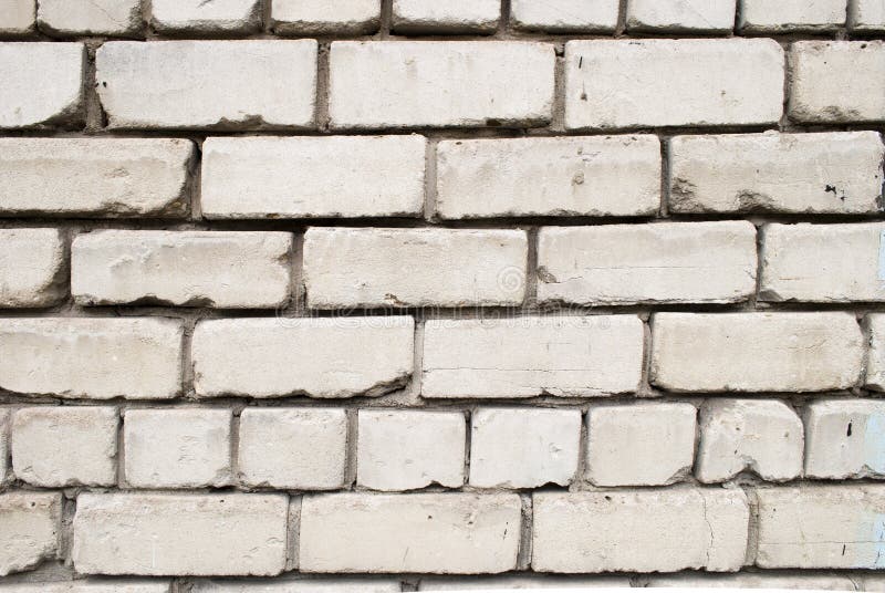 White Slit Brick Wall Background Stock Photo - Image of walls, ancient ...