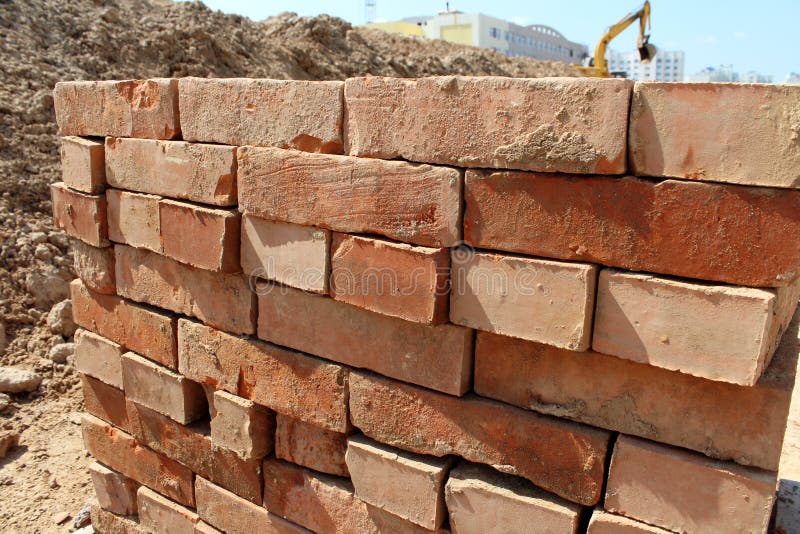 Bricks stock image. Image of house, hill, construction - 54717971
