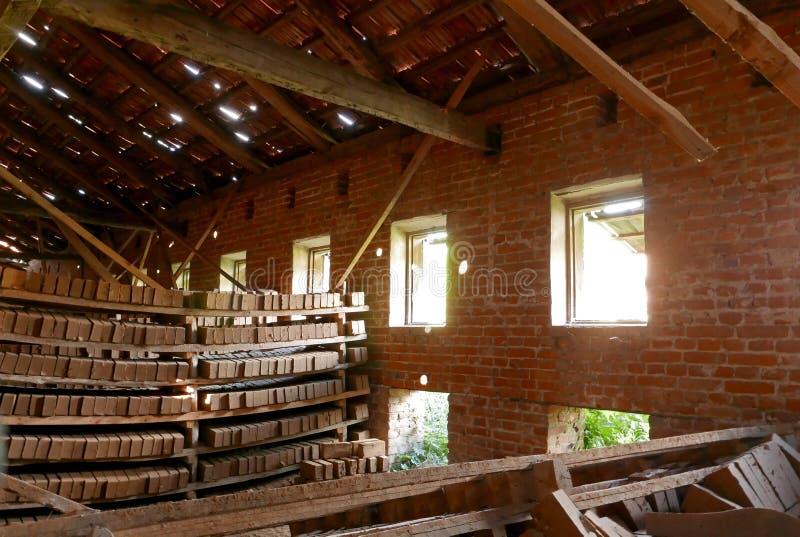 Bricks factory stock photo. Image of industry, plant - 14305240