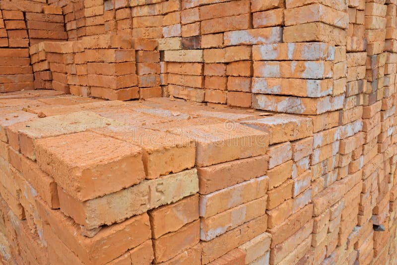 Bricks for Building Wall Materials Stock Photo - Image of building ...