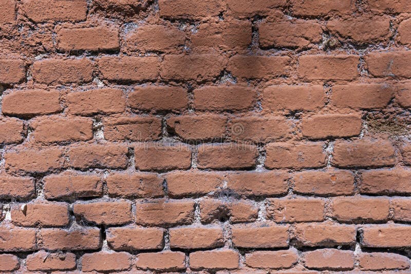 Bricks of Clay Material with Deformities and Spider Nests Stock Image ...