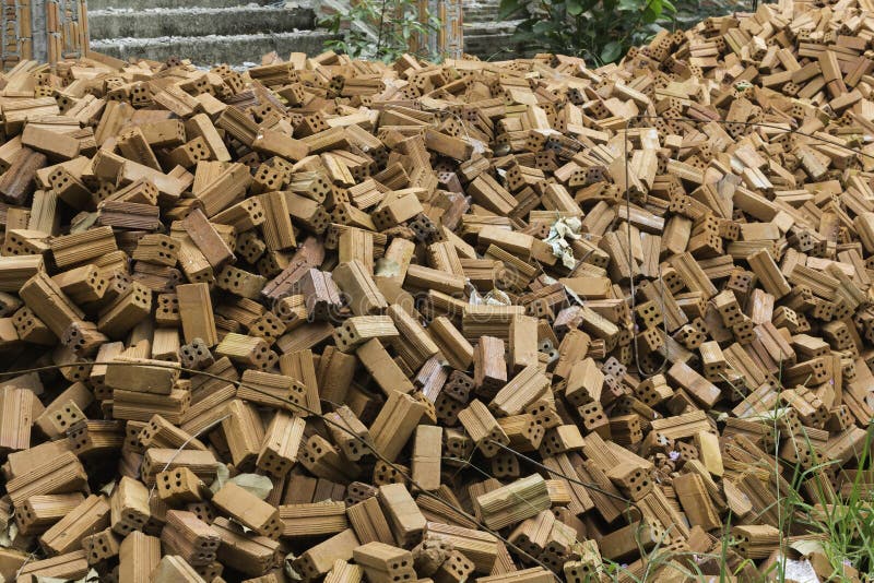 Bricks are One of the Construction Materials Stock Photo - Image of ...